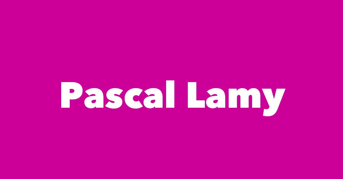 Pascal Lamy - Spouse, Children, Birthday & More