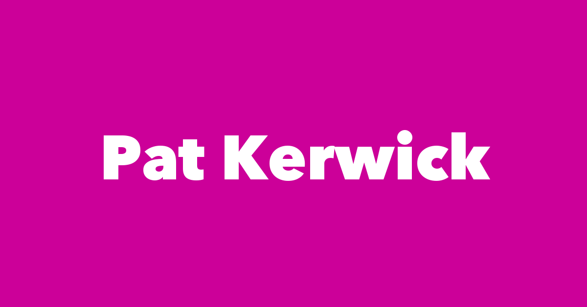 Pat Kerwick - Spouse, Children, Birthday & More