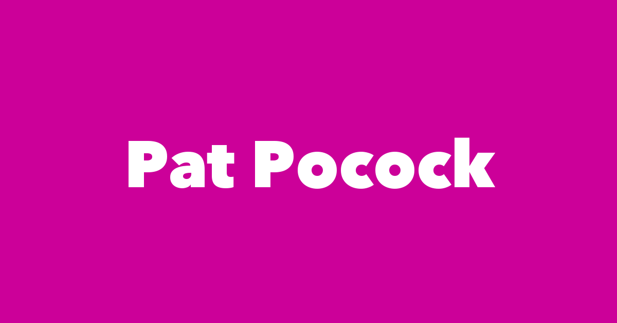 Pat Pocock - Spouse, Children, Birthday & More