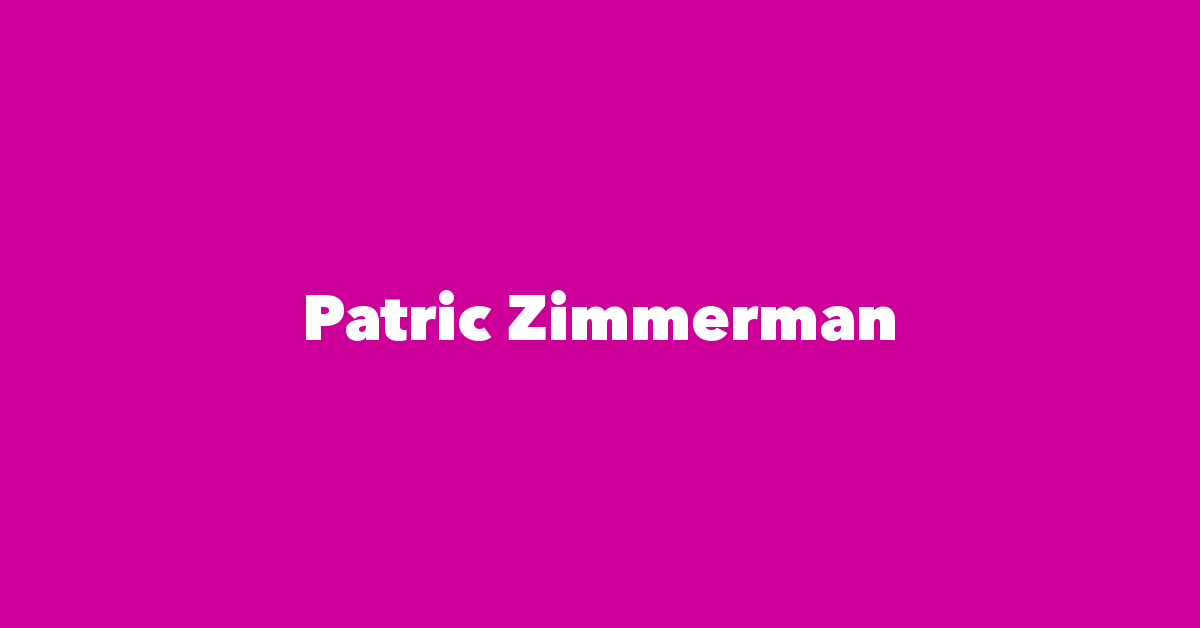 Patric Zimmerman - Spouse, Children, Birthday & More