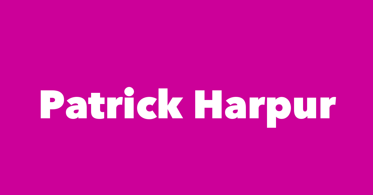 Patrick Harpur - Spouse, Children, Birthday & More