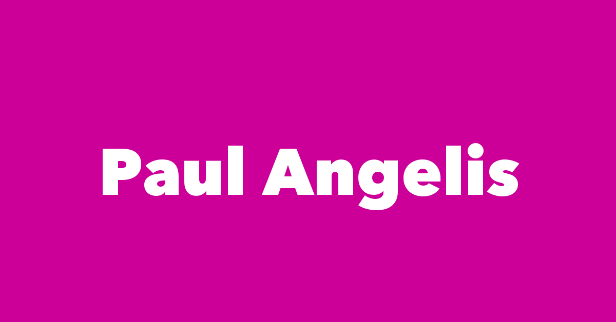 Paul Angelis - Spouse, Children, Birthday & More