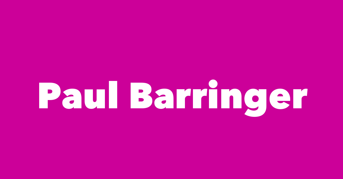 Paul Barringer - Spouse, Children, Birthday & More