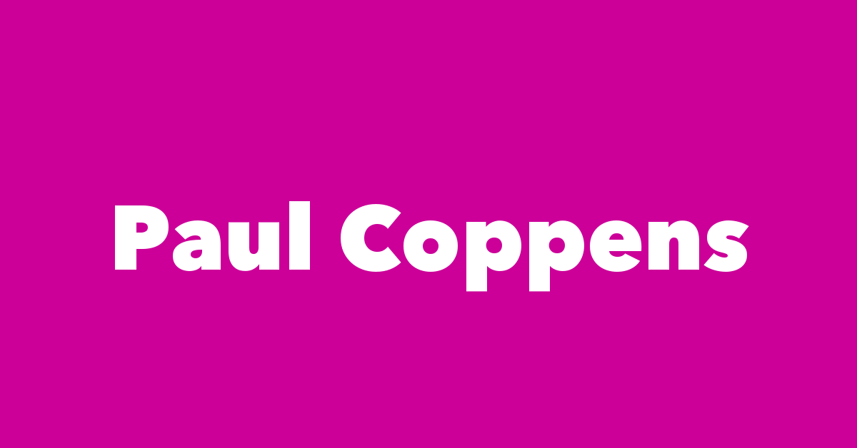Paul Coppens - Spouse, Children, Birthday & More