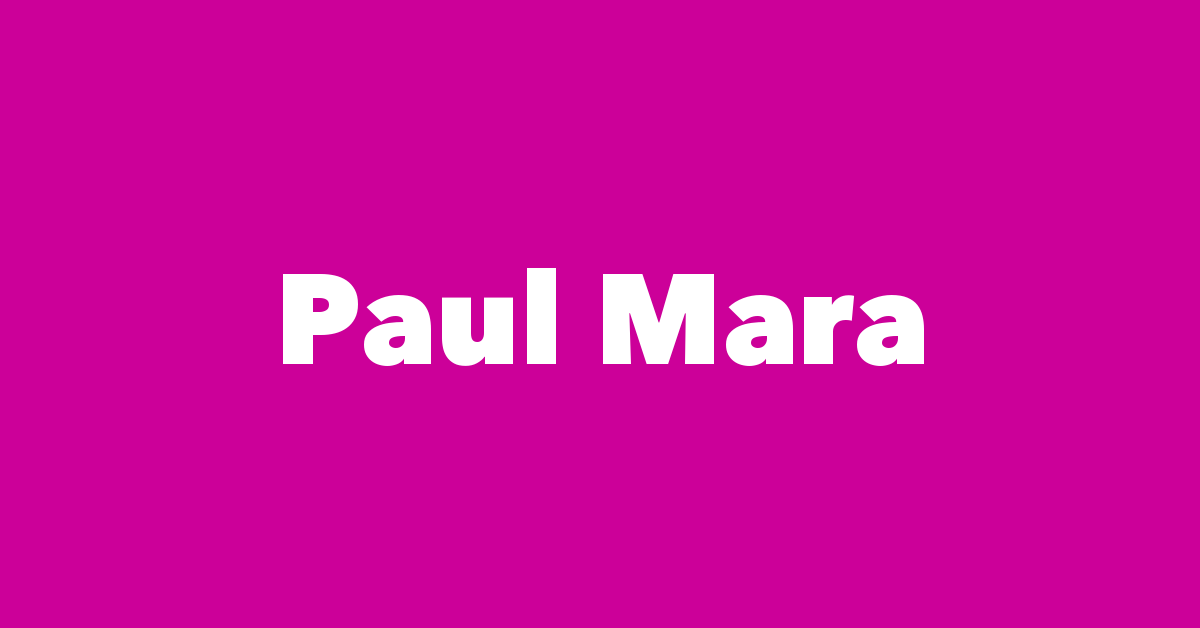 Paul Mara - Spouse, Children, Birthday & More