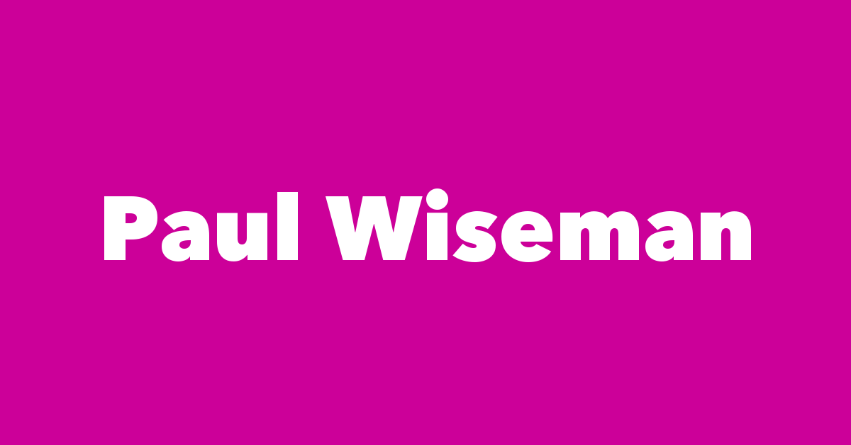 Paul Wiseman - Spouse, Children, Birthday & More