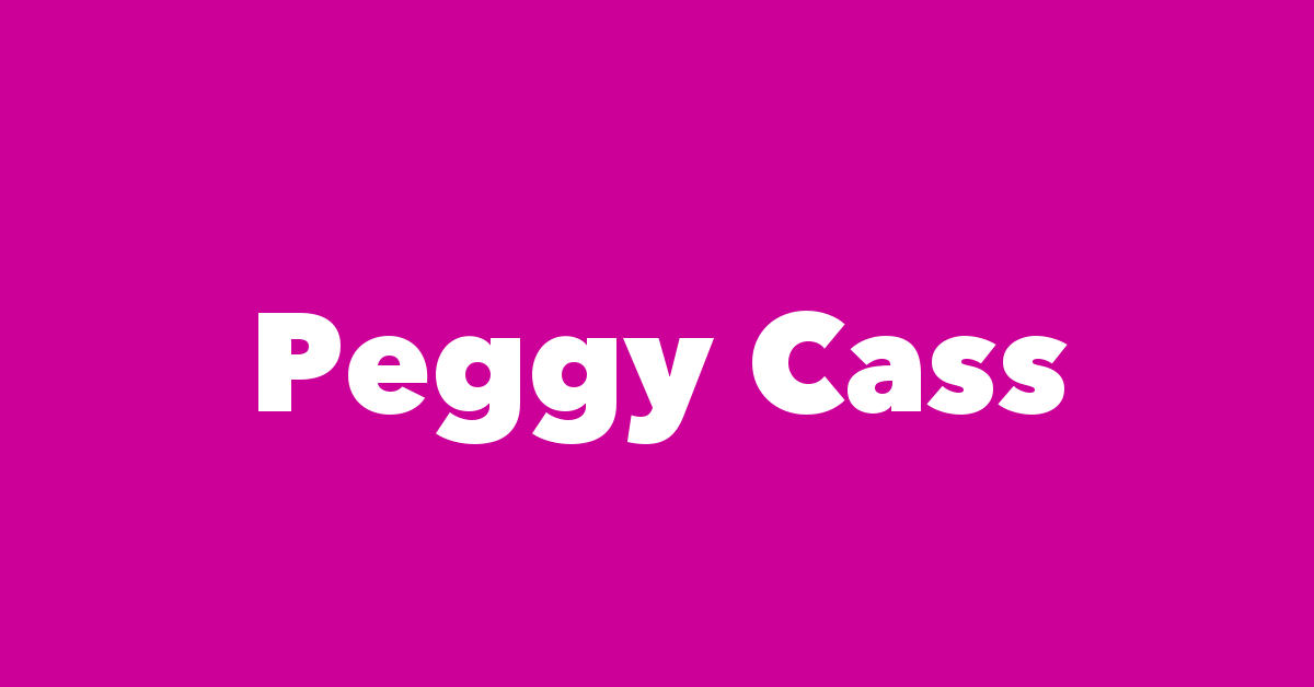 Peggy Cass - Spouse, Children, Birthday & More
