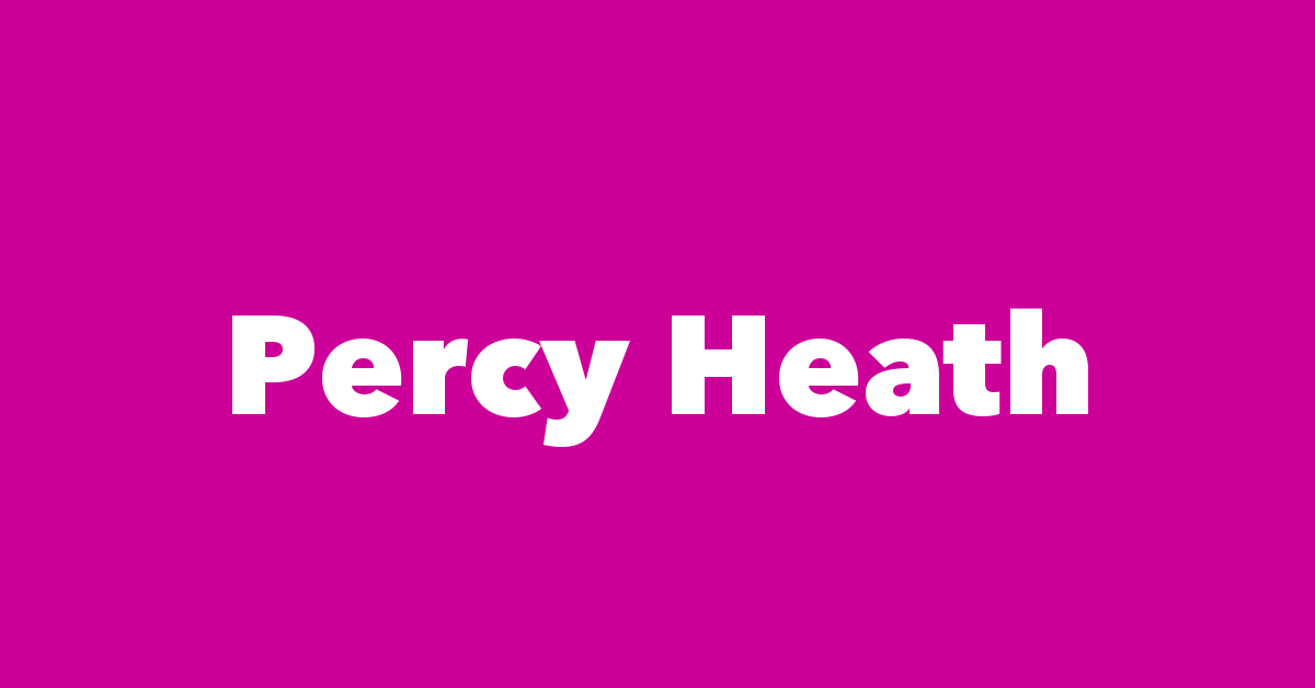 Percy Heath - Spouse, Children, Birthday & More