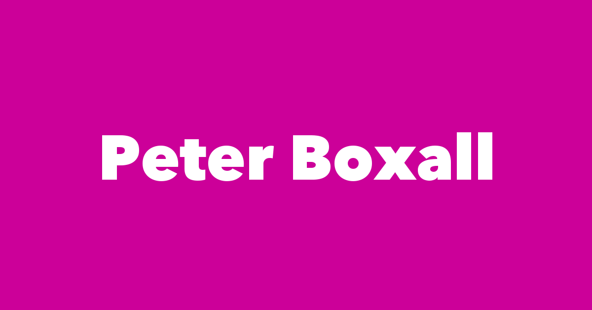 Peter Boxall - Spouse, Children, Birthday & More