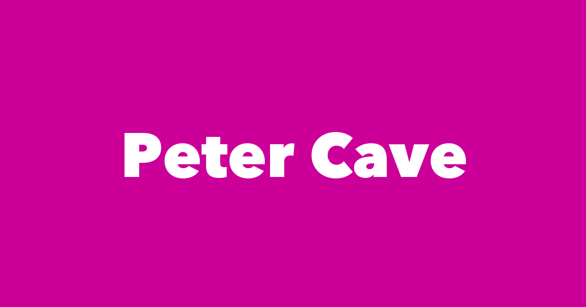 Peter Cave - Spouse, Children, Birthday & More
