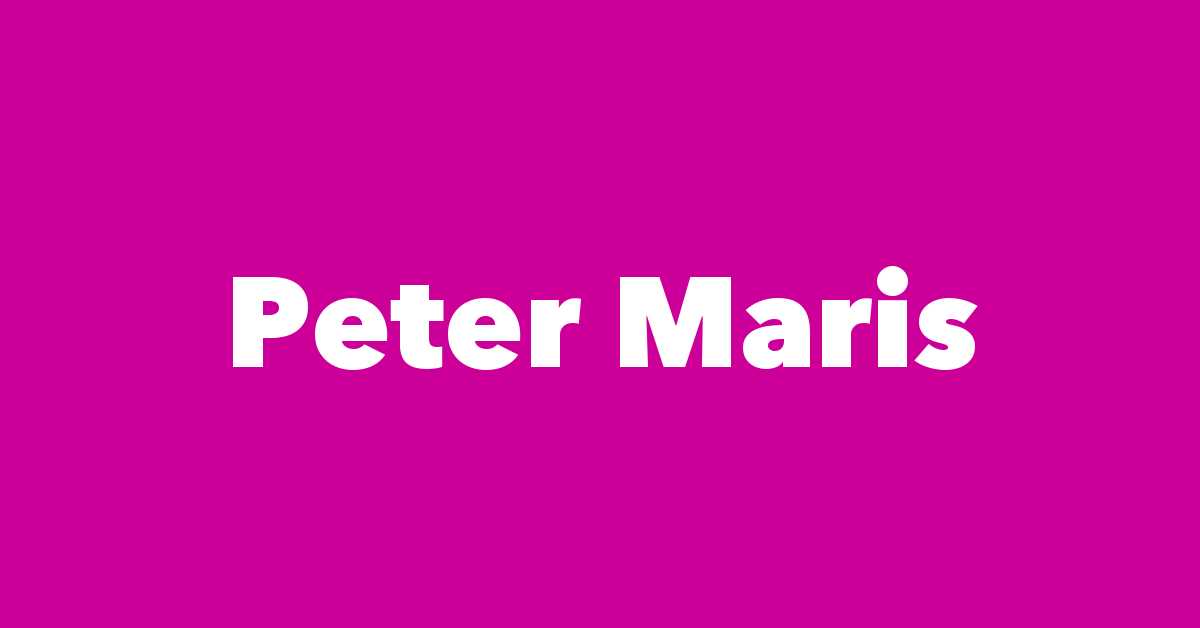 Peter Maris - Spouse, Children, Birthday & More