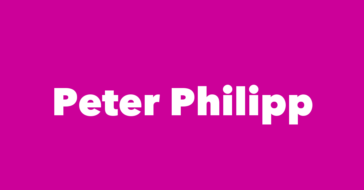 Peter Philipp - Spouse, Children, Birthday & More
