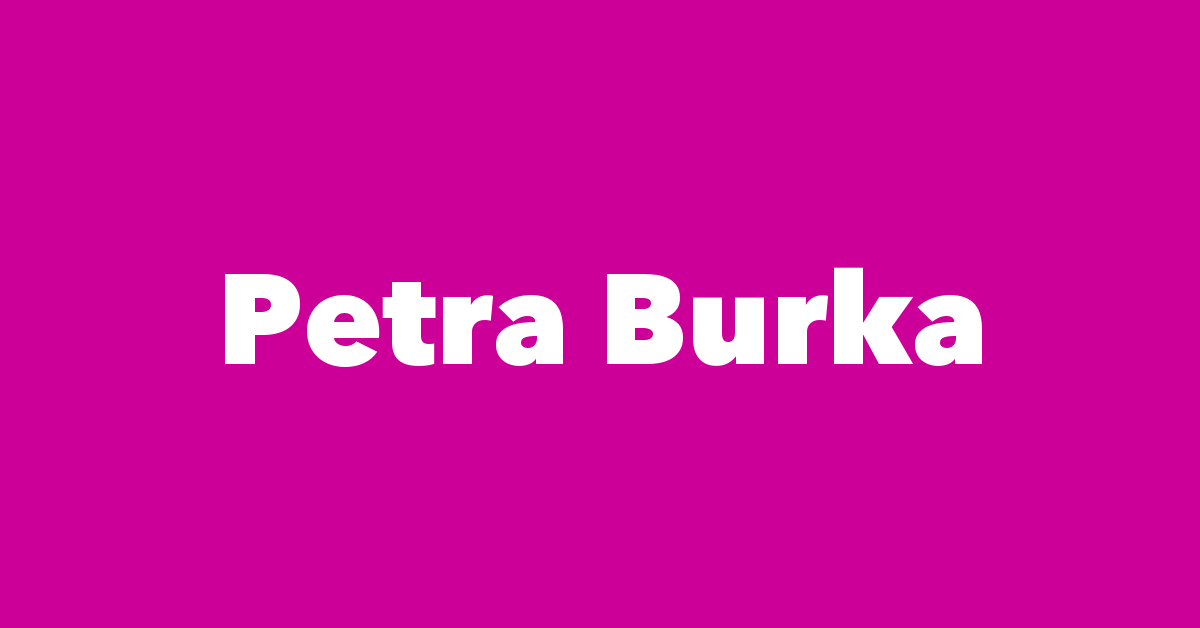 Petra Burka - Spouse, Children, Birthday & More