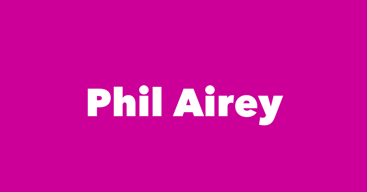 Phil Airey - Spouse, Children, Birthday & More