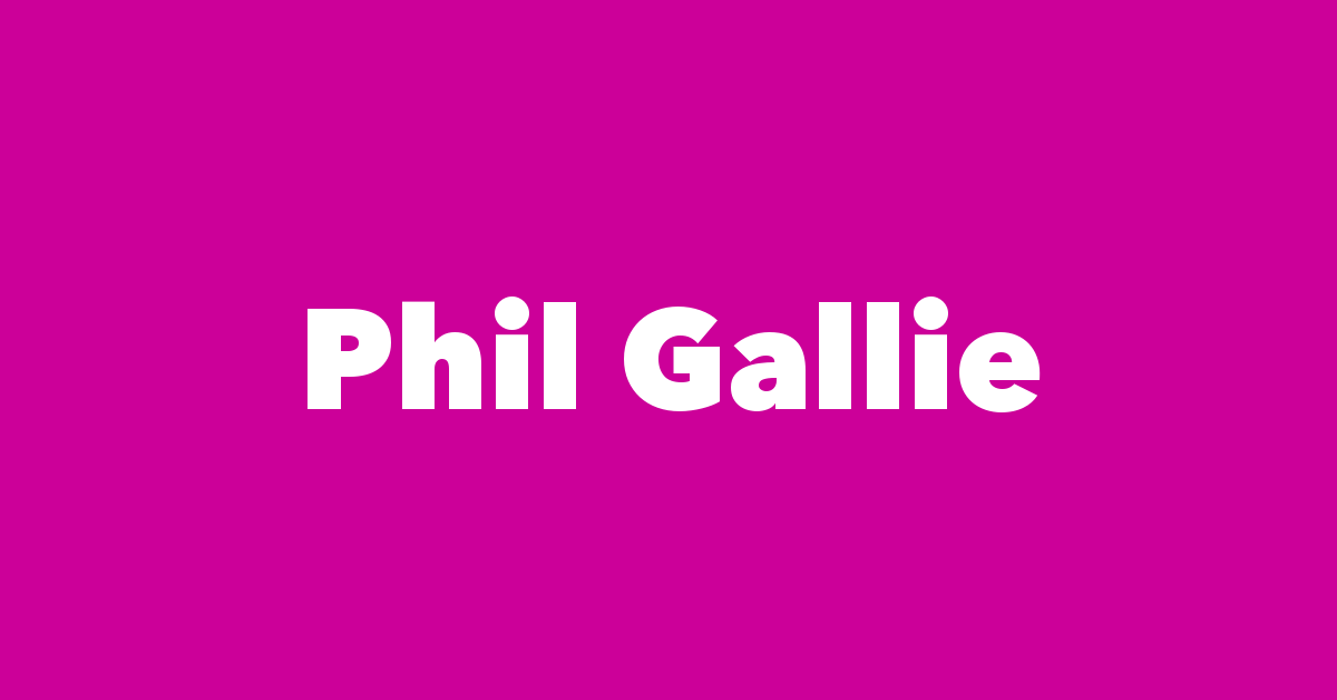 Phil Gallie - Spouse, Children, Birthday & More