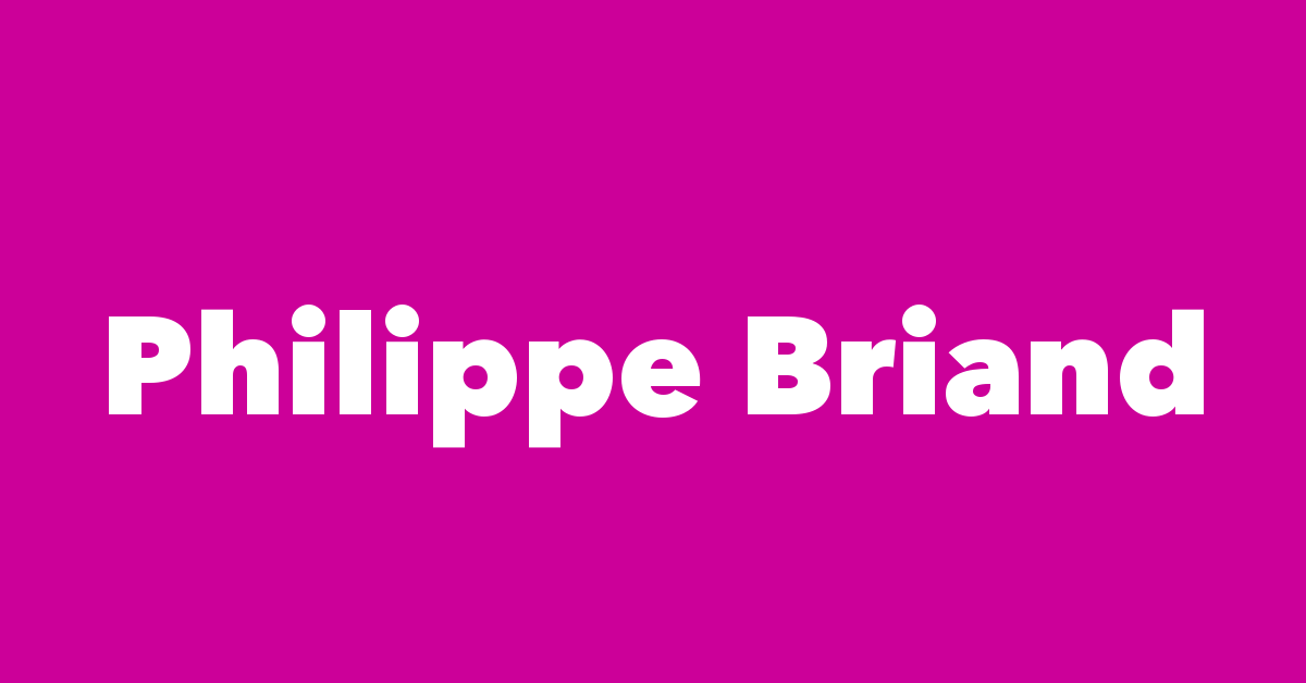 Philippe Briand - Spouse, Children, Birthday & More