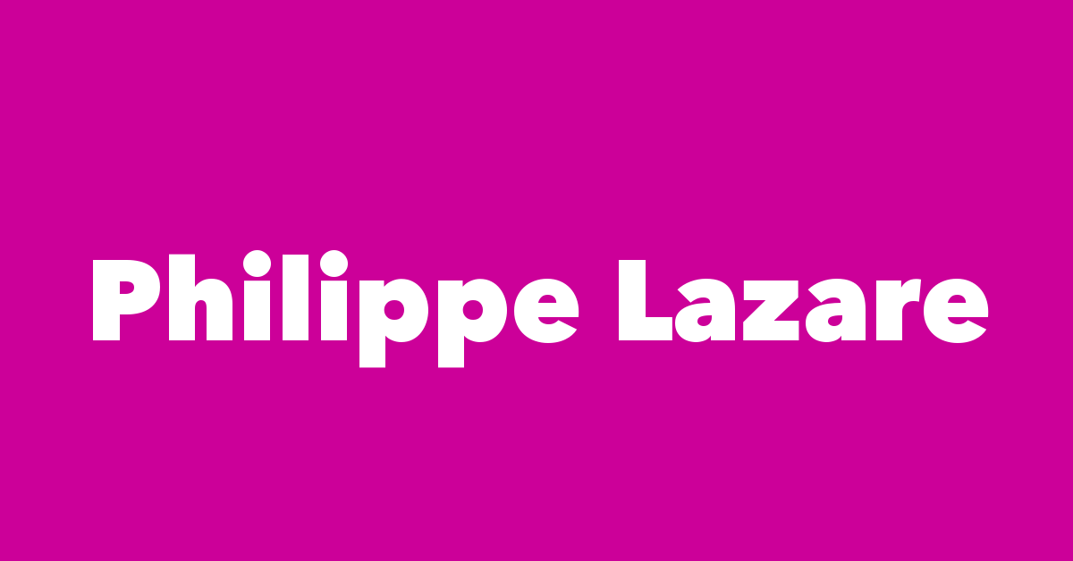 Philippe Lazare - Spouse, Children, Birthday & More