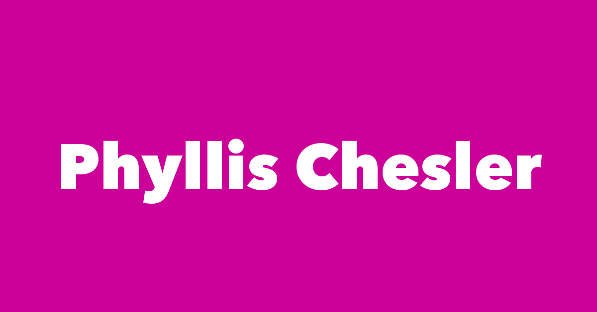 Phyllis Chesler - Spouse, Children, Birthday & More