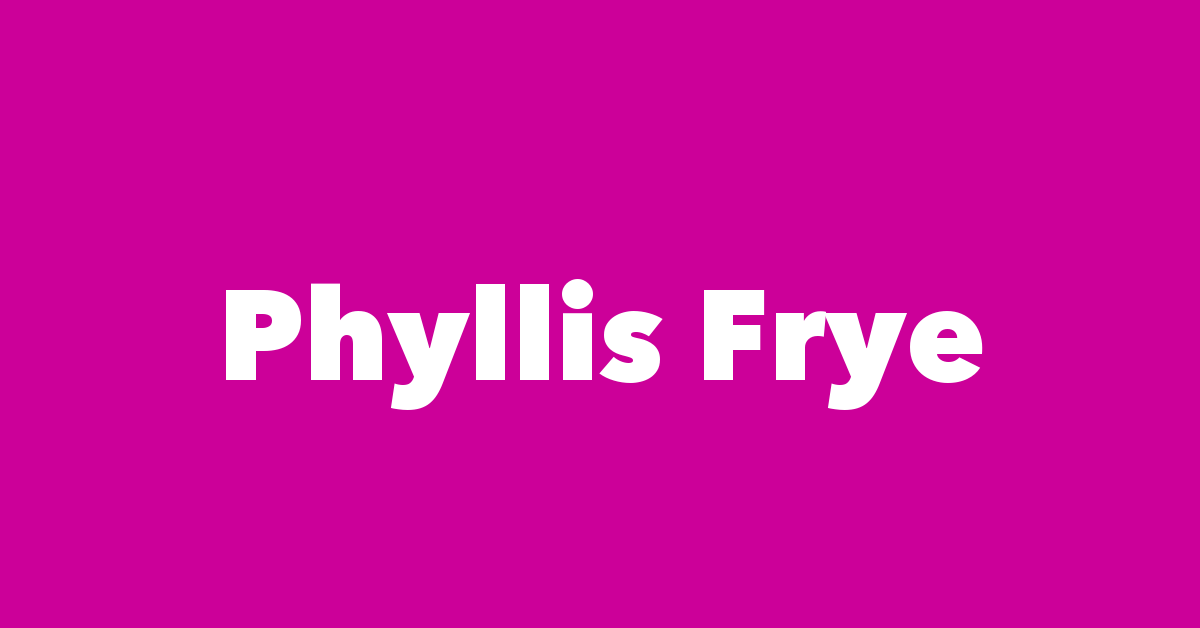 Phyllis Frye - Spouse, Children, Birthday & More