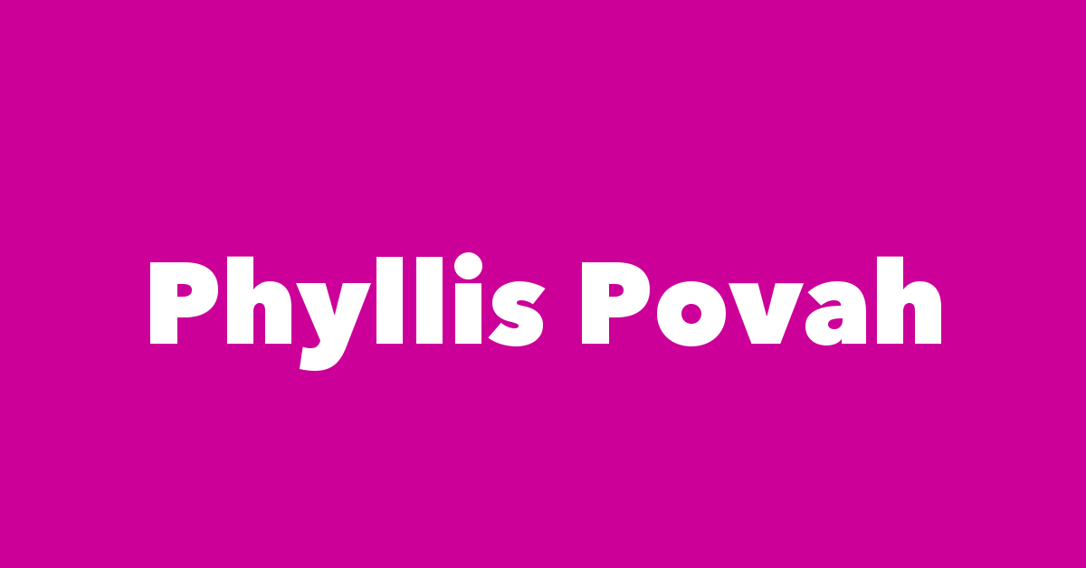 Phyllis Povah - Spouse, Children, Birthday & More
