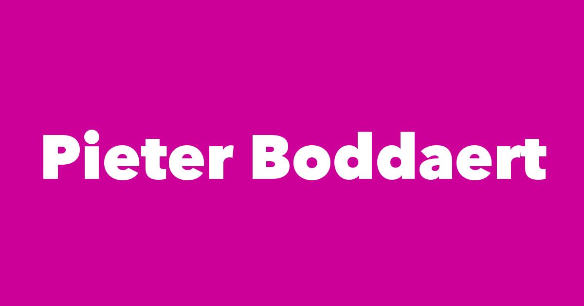 Pieter Boddaert - Spouse, Children, Birthday & More