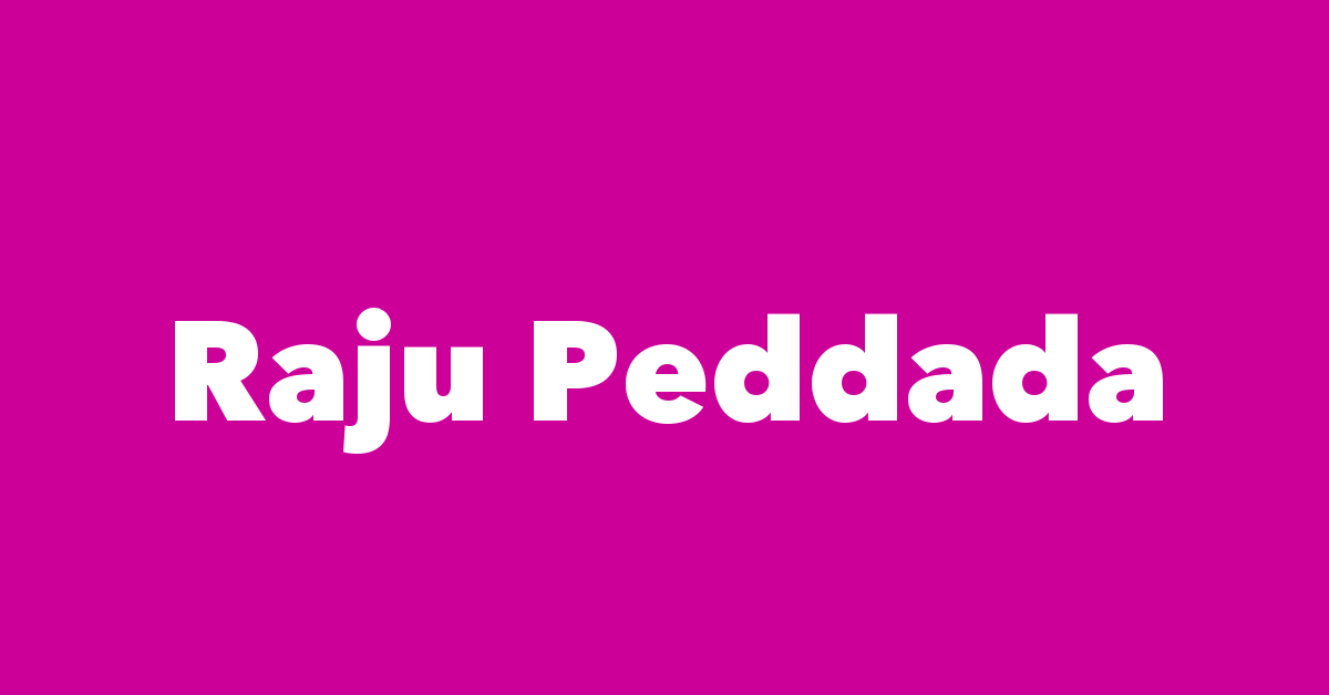 Raju Peddada - Spouse, Children, Birthday & More