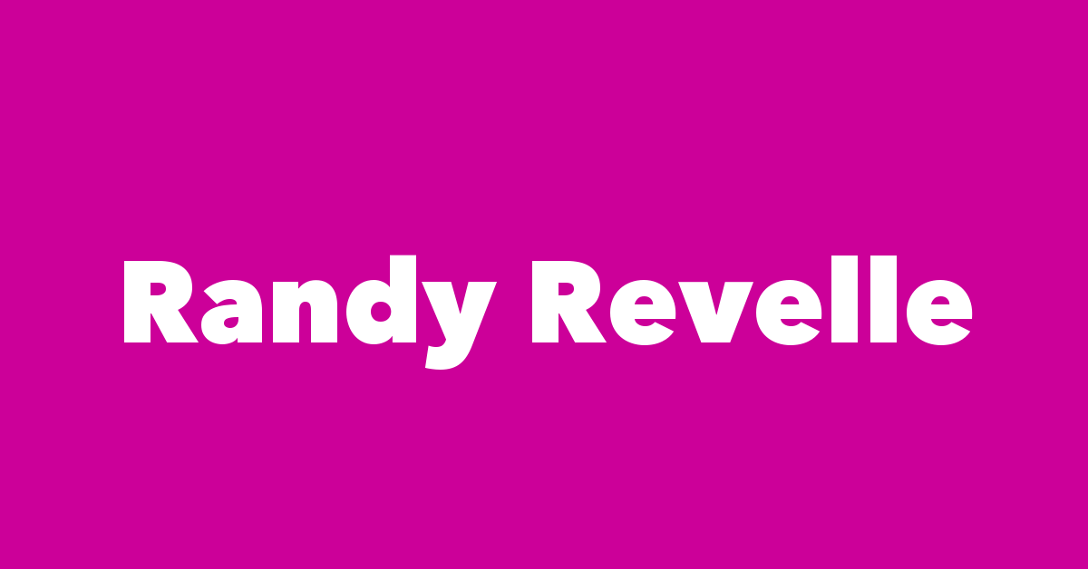 Randy Revelle - Spouse, Children, Birthday & More