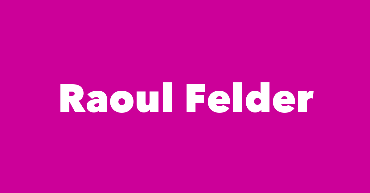 Raoul Felder - Spouse, Children, Birthday & More