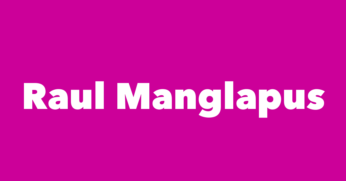 Raul Manglapus - Spouse, Children, Birthday & More