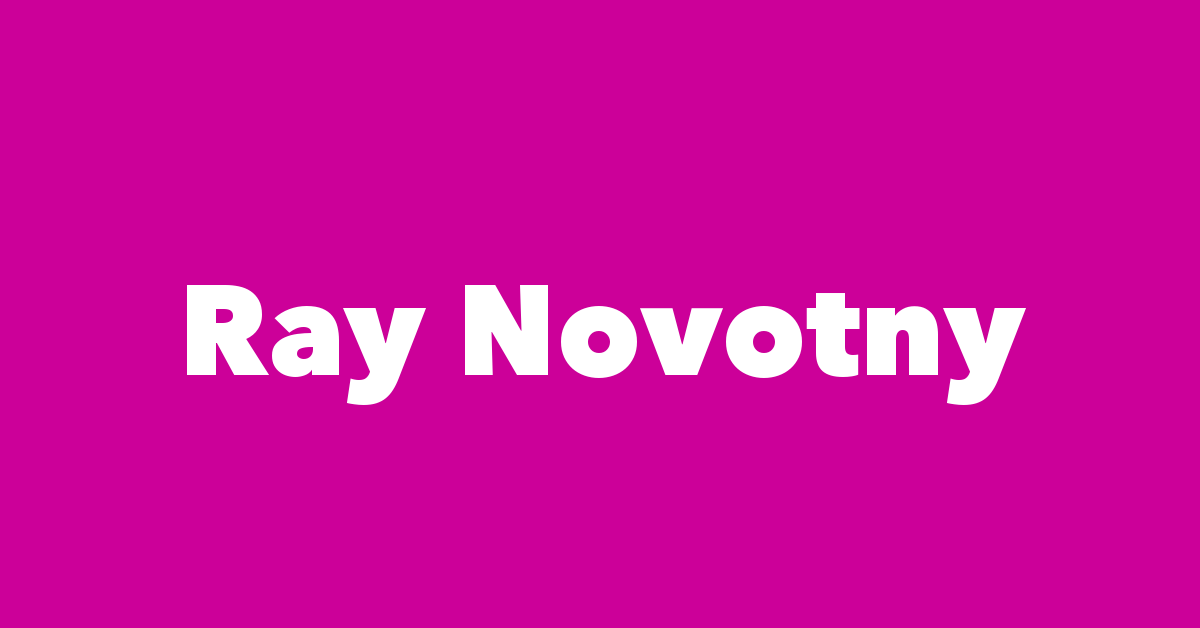 Ray Novotny - Spouse, Children, Birthday & More