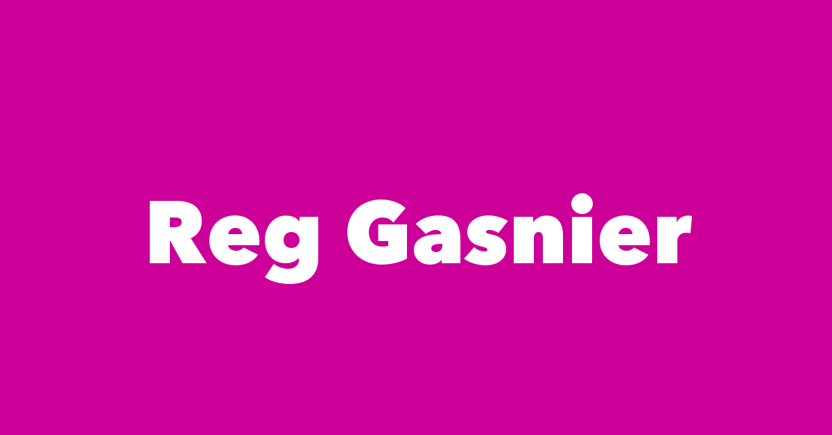 Reg Gasnier - Spouse, Children, Birthday & More