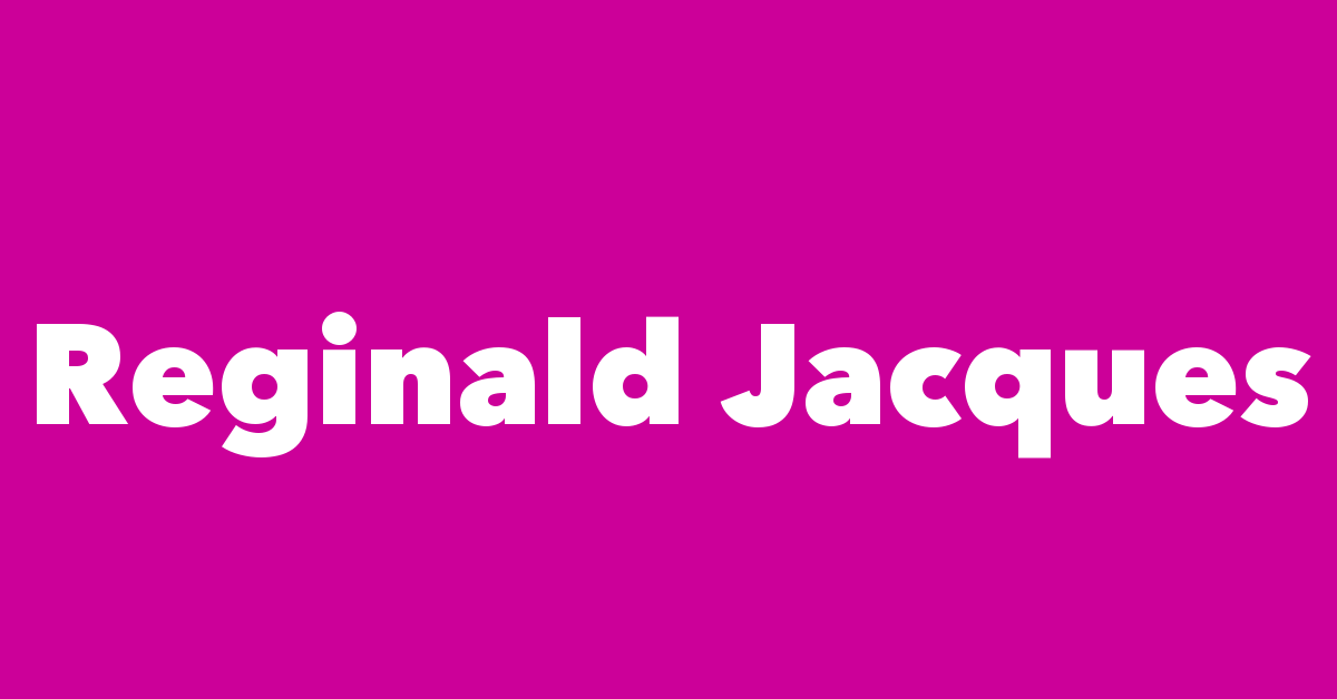 Reginald Jacques - Spouse, Children, Birthday & More