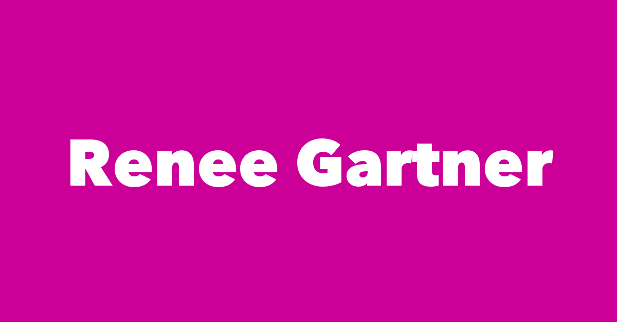 Renee Gartner - Spouse, Children, Birthday & More
