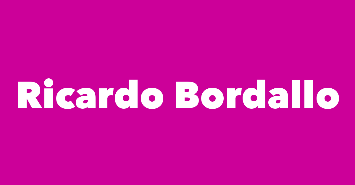 Ricardo Bordallo - Spouse, Children, Birthday & More