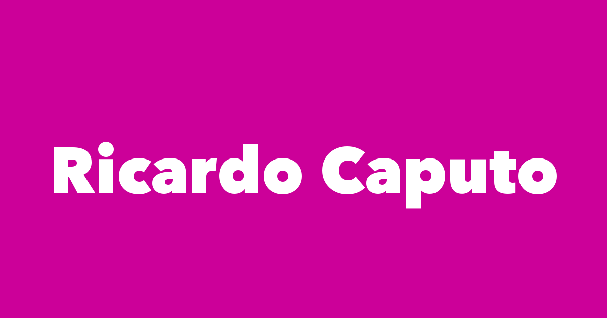Ricardo Caputo - Spouse, Children, Birthday & More