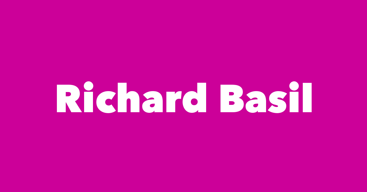 Richard Basil - Spouse, Children, Birthday & More