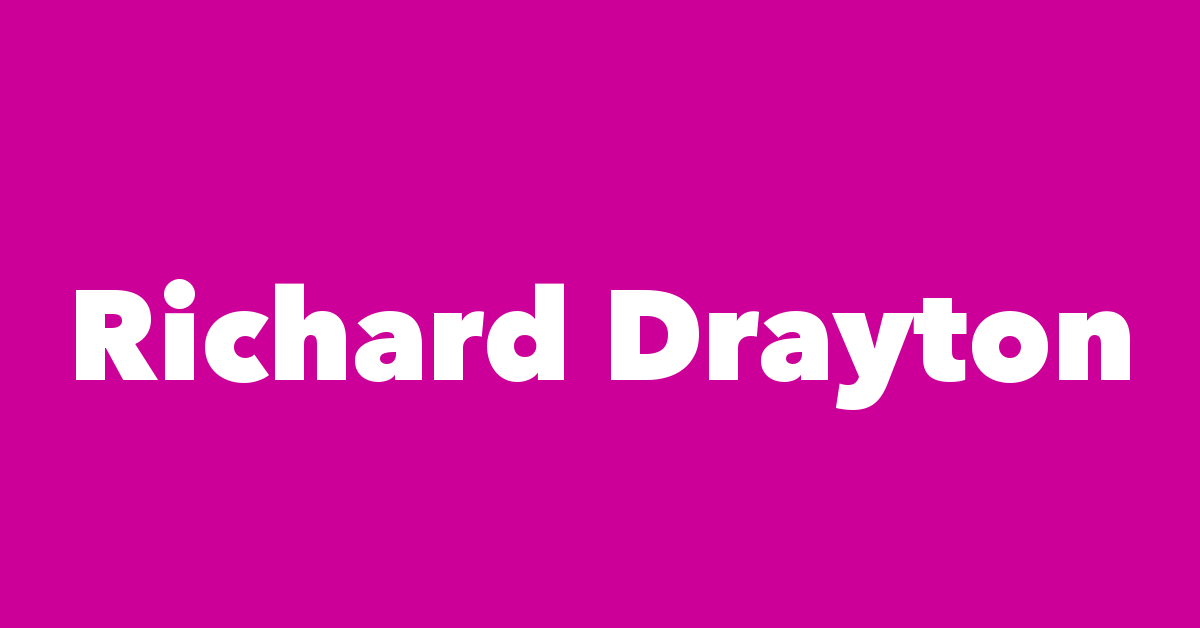 Richard Drayton - Spouse, Children, Birthday & More