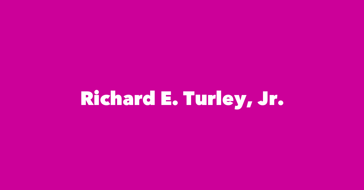 Richard E. Turley, Jr. - Spouse, Children, Birthday & More