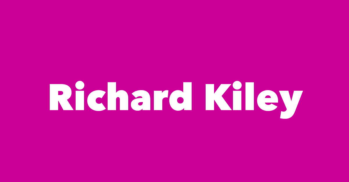 Richard Kiley - Spouse, Children, Birthday & More