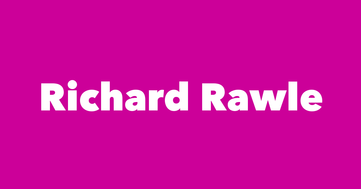 Richard Rawle - Spouse, Children, Birthday & More