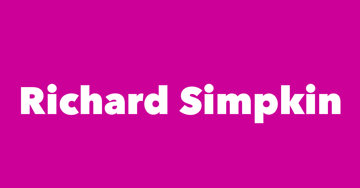 Richard Simpkin - Spouse, Children, Birthday & More