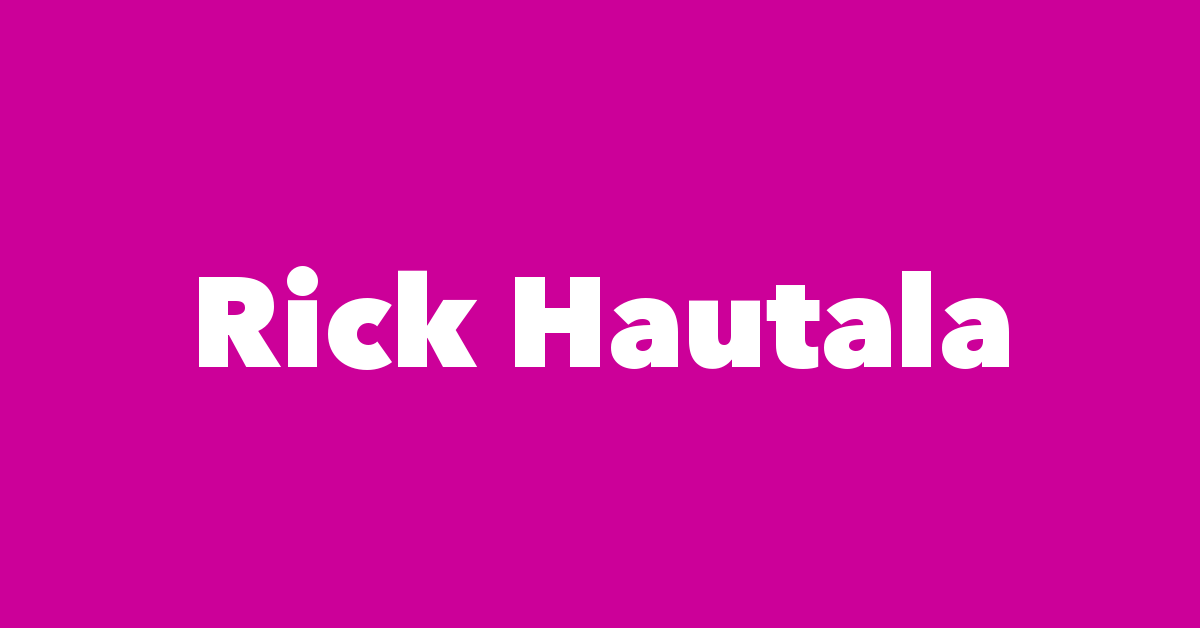 Rick Hautala - Spouse, Children, Birthday & More