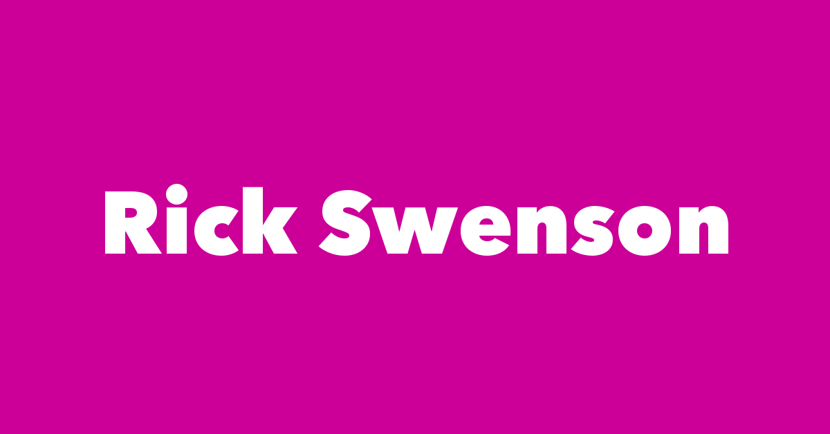 Rick Swenson - Spouse, Children, Birthday & More