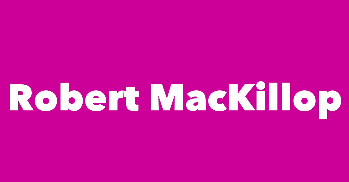 Robert MacKillop - Spouse, Children, Birthday & More