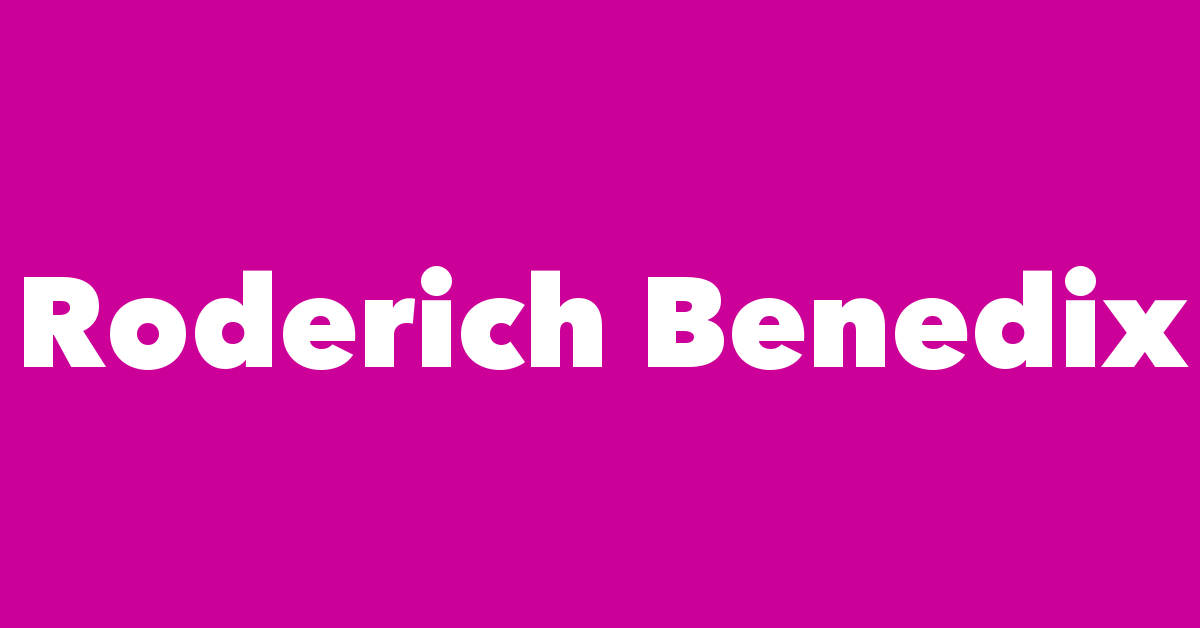 Roderich Benedix - Spouse, Children, Birthday & More