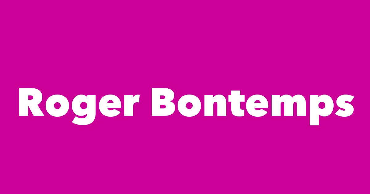 Roger Bontemps - Spouse, Children, Birthday & More