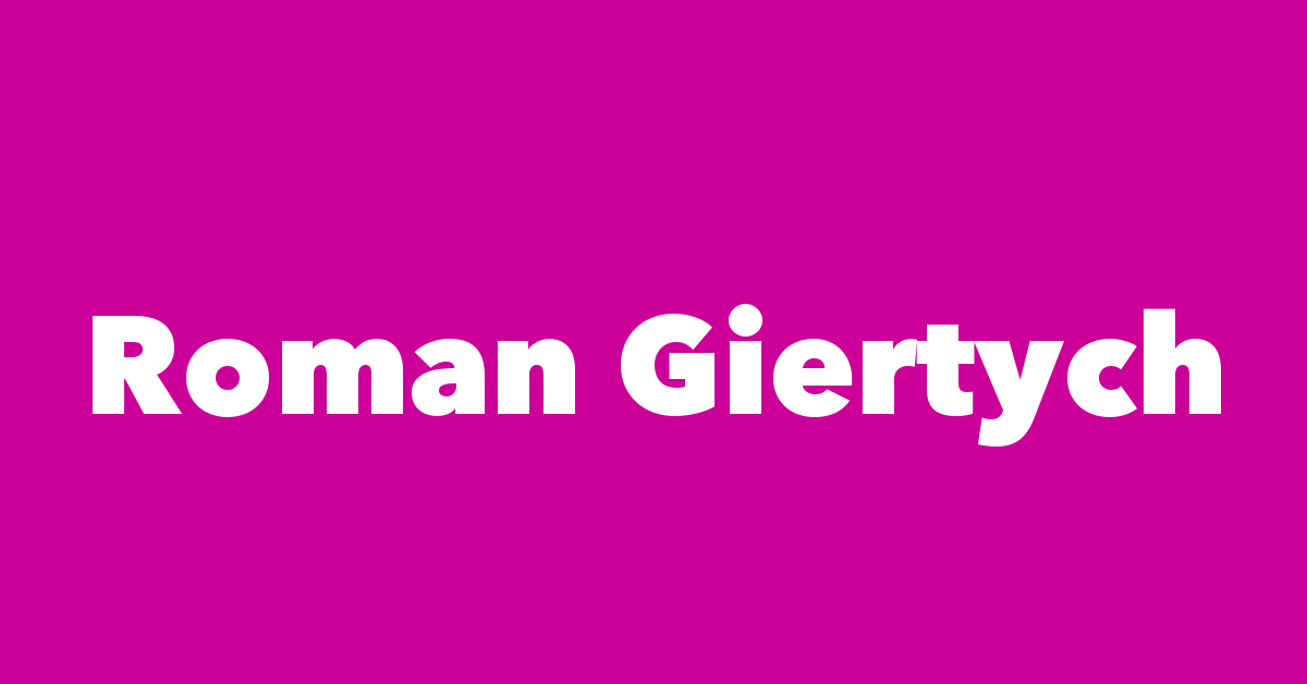 Roman Giertych - Spouse, Children, Birthday & More