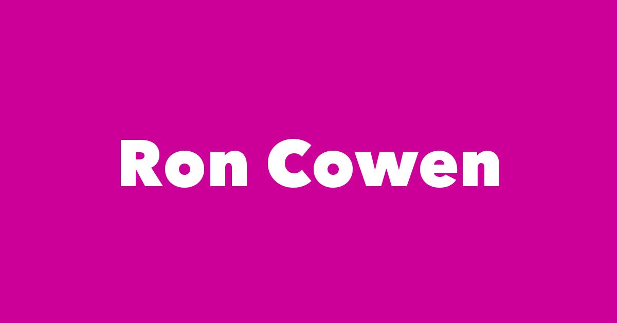 Ron Cowen - Spouse, Children, Birthday & More