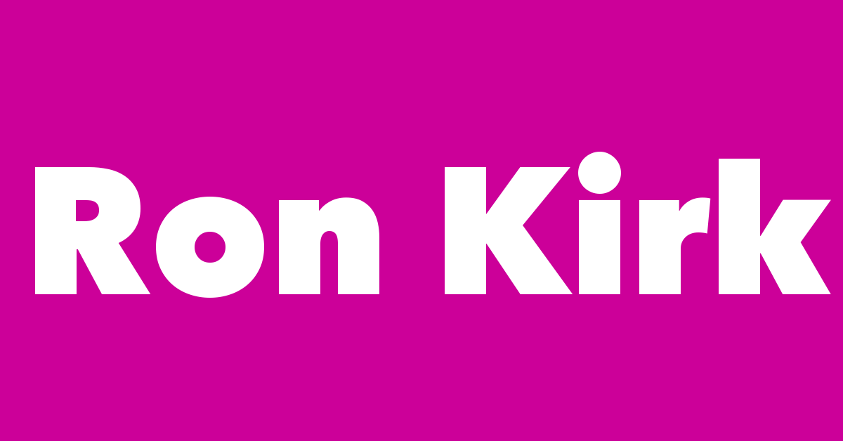 Ron Kirk - Spouse, Children, Birthday & More