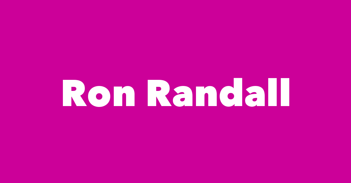 Ron Randall - Spouse, Children, Birthday & More